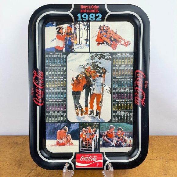 Coca Cola | Dining | Vintage 982 Cocacola Have A Coke And A Smile ...